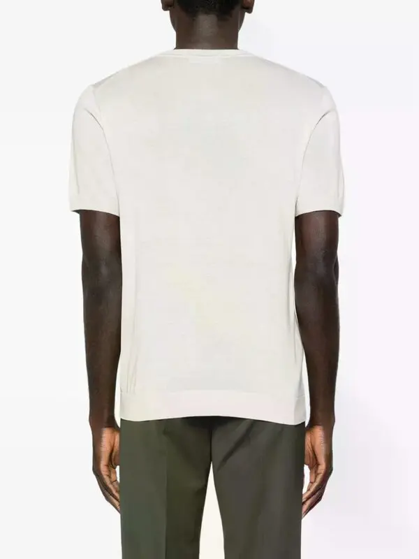 LARDINI Crew-neck Short-sleeved T-shirt