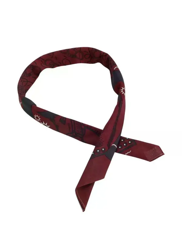 FORTELA Horse-motif Scarf
