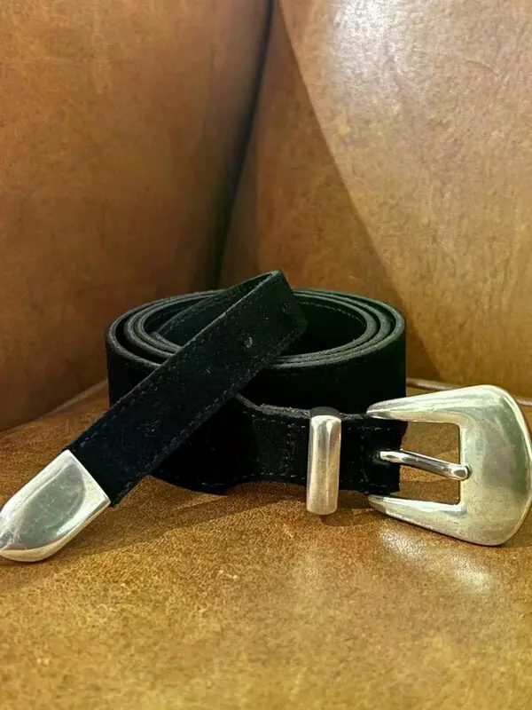 FORTELA Leather Belt - Black