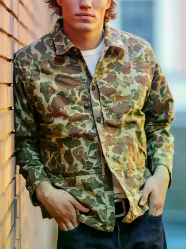 FORTELA Camouflage Front-pocket Overshirt - Neutrals