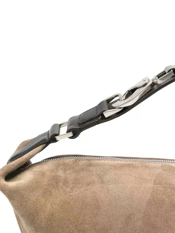 LEMAIRE Quiver Suede Shoulder Bag - Neutrals