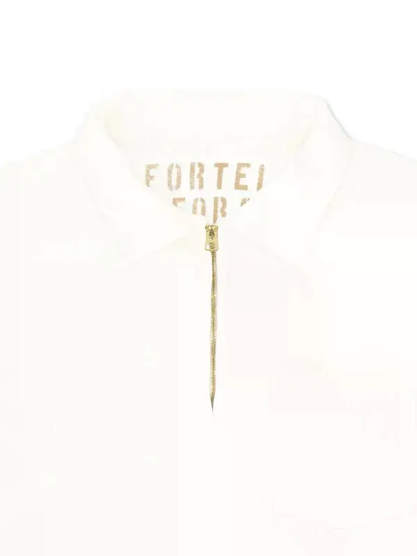 FORTELA Half-zip Long Sleeve Sweatshirt - Neutrals
