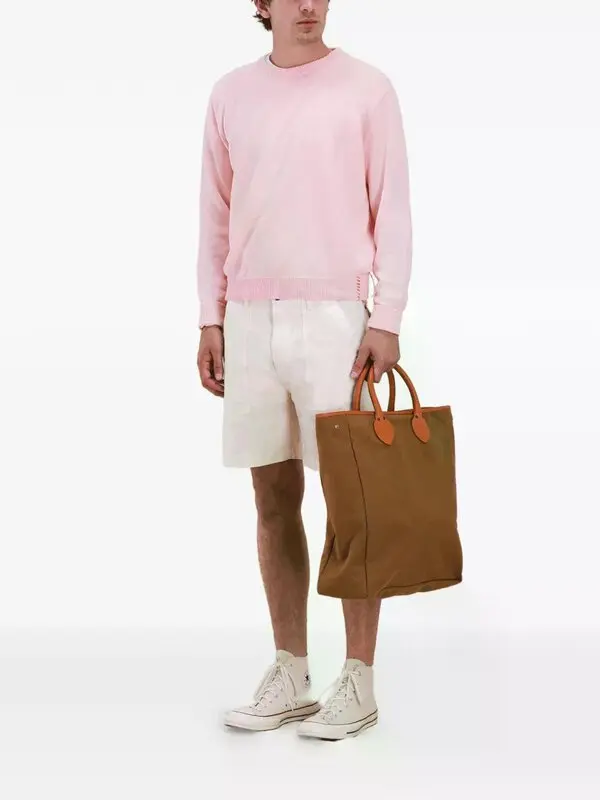 FORTELA Canvas Tote Bag - Brown