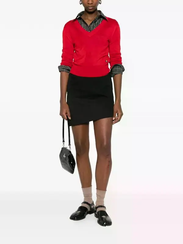 VIVIENNE WESTWOOD V-neck Long Sleeve Sweater