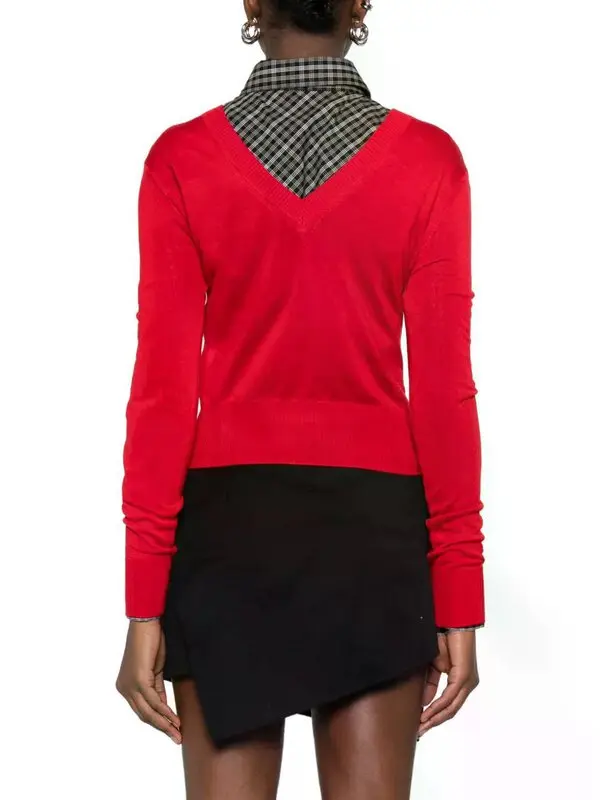 VIVIENNE WESTWOOD V-neck Long Sleeve Sweater