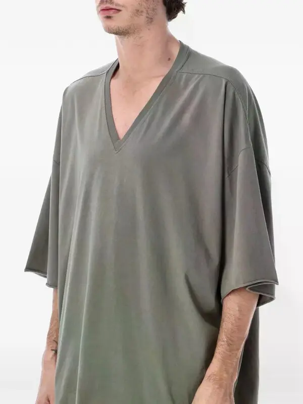 Rick Owens Tommy V-neck T-shirt - Grey