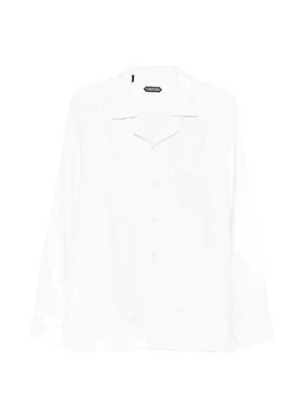 TOM FORD Herringbone Shirt - White
