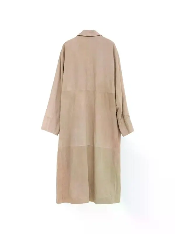LAUREN MANOOGIAN Suede Panelled Coat