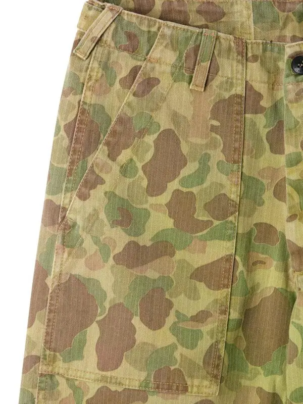 FORTELA Patch-pocket Trousers - Green