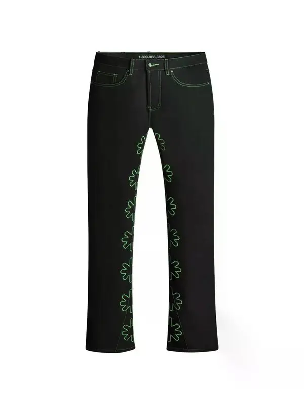 LOSTSHDWS Floral Embroidered Jeans