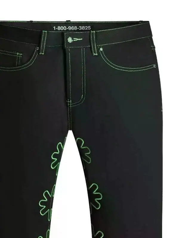 LOSTSHDWS Floral Embroidered Jeans