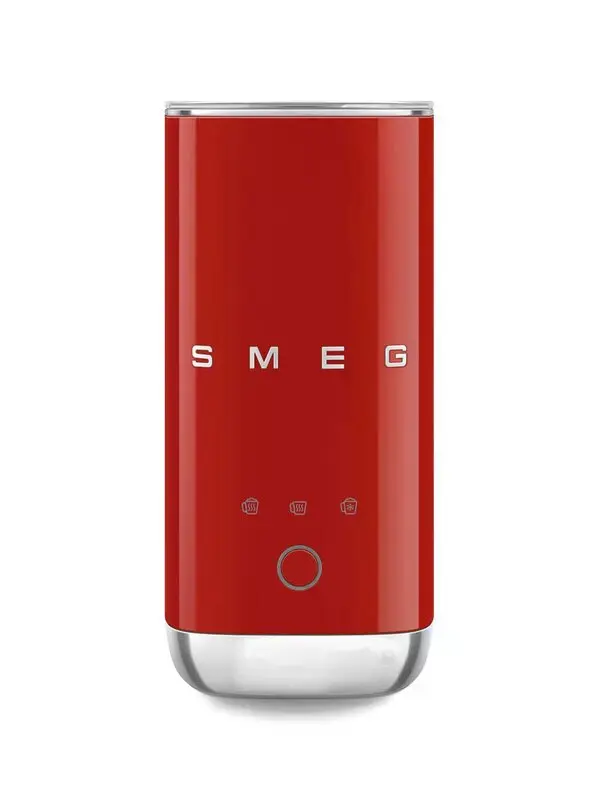 SMEG Logo-detail Milk Frother - Red