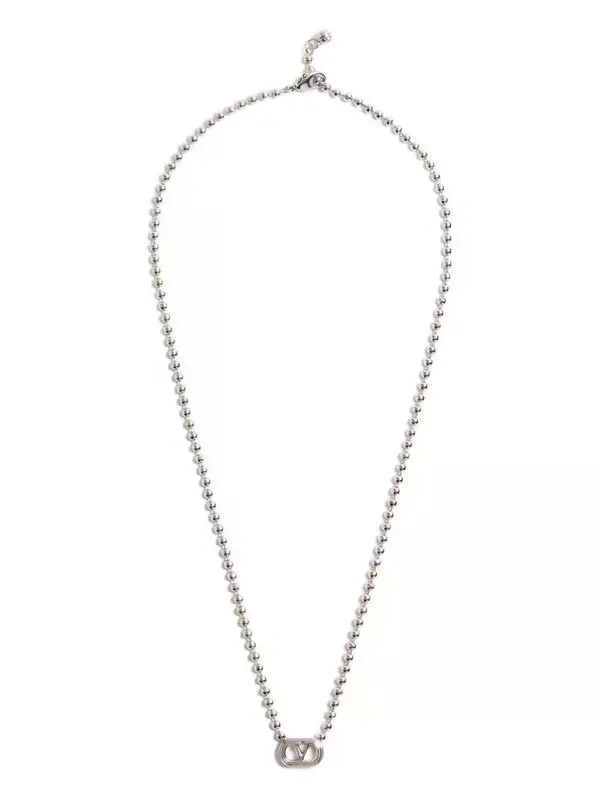 Valentino Garavani Ovalette Necklace - Silver