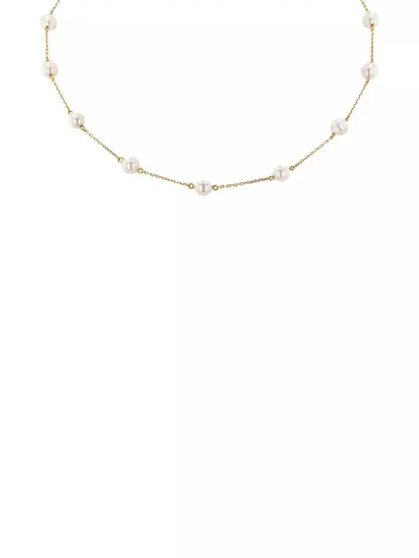 TASAKI Pearl-embellished Necklace - Gold