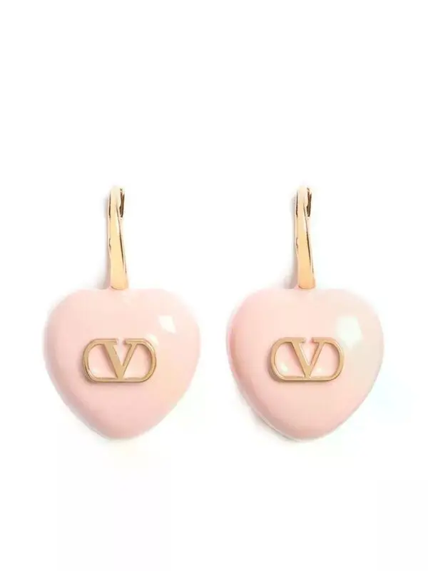Valentino Garavani Coeur Royal Earrings - Pink