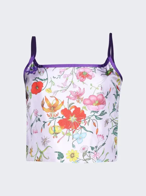 Gucci Floral Top - Purple