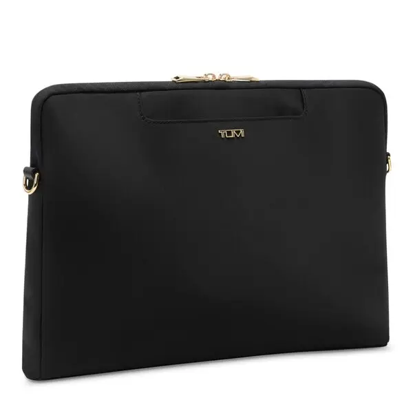 Tumi Dakota Laptop Crossbody - Black/gold