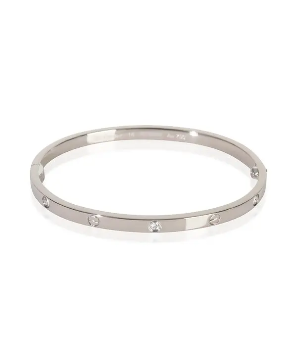 CARTIER Love 18k Gold Bracelet - White