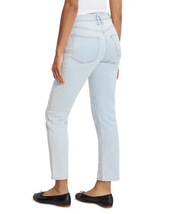 Good American Good Icon Straight Ankle Jeans - Indigo