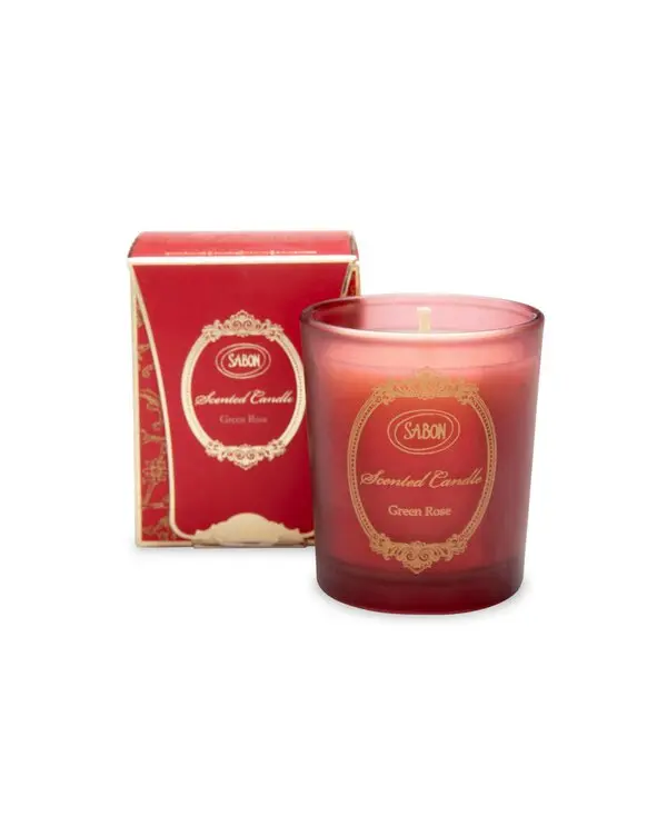 SABON Glass Green Rose Candle, 60gr
