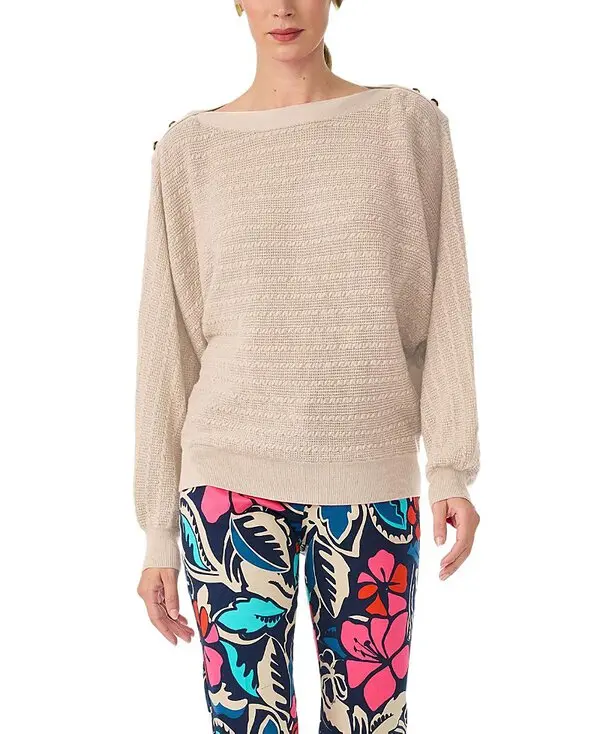 Trina Turk Ima Textured Knit Sweater