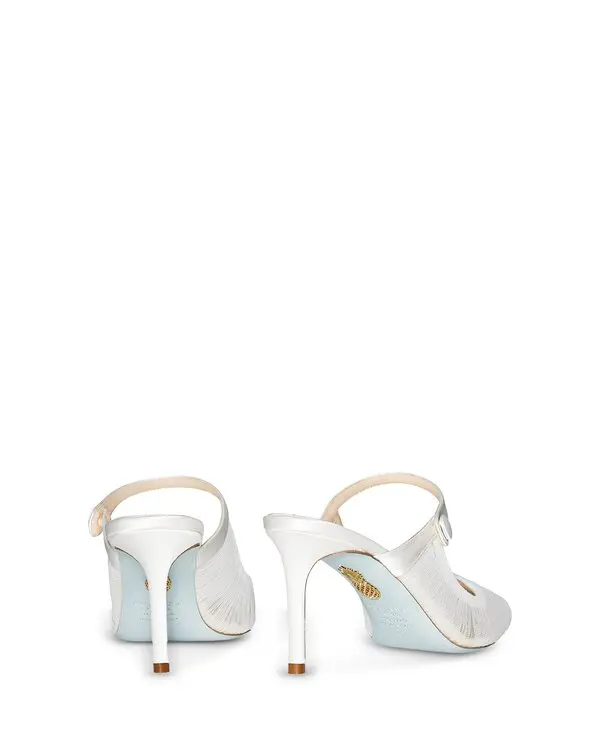 AQUAZZURA Voile Mules