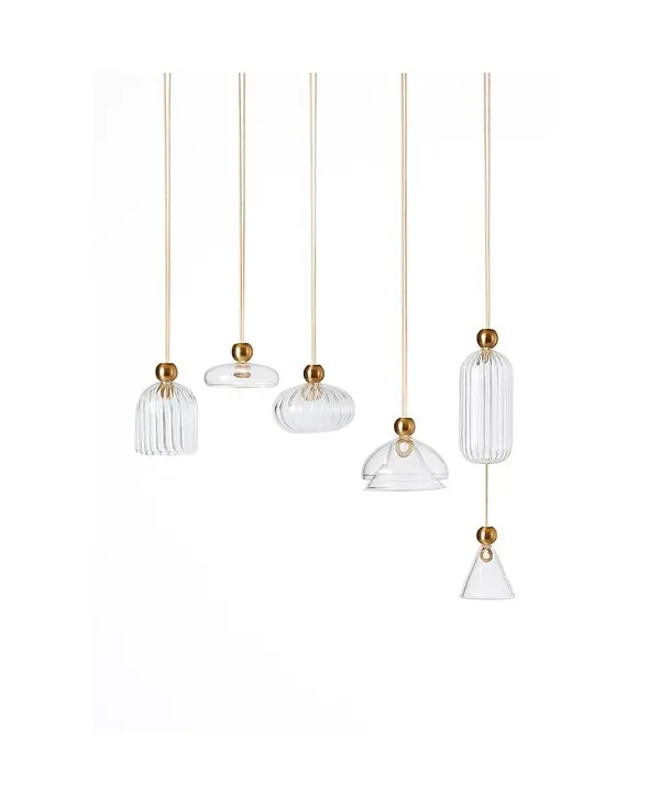 FLECK Bon Ornaments Set Of 7 - Brass