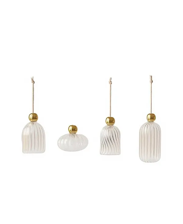 FLECK Bon Ornaments Set Of 4 - Brass