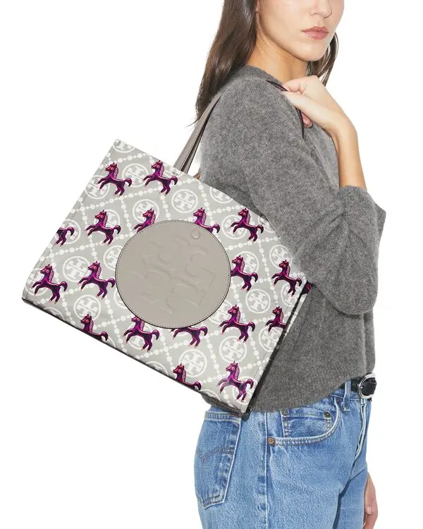 Tory Burch Ella Small Horse Tote - Multi