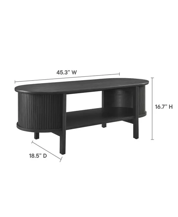 MODWAY Cadence Coffee Table - Black