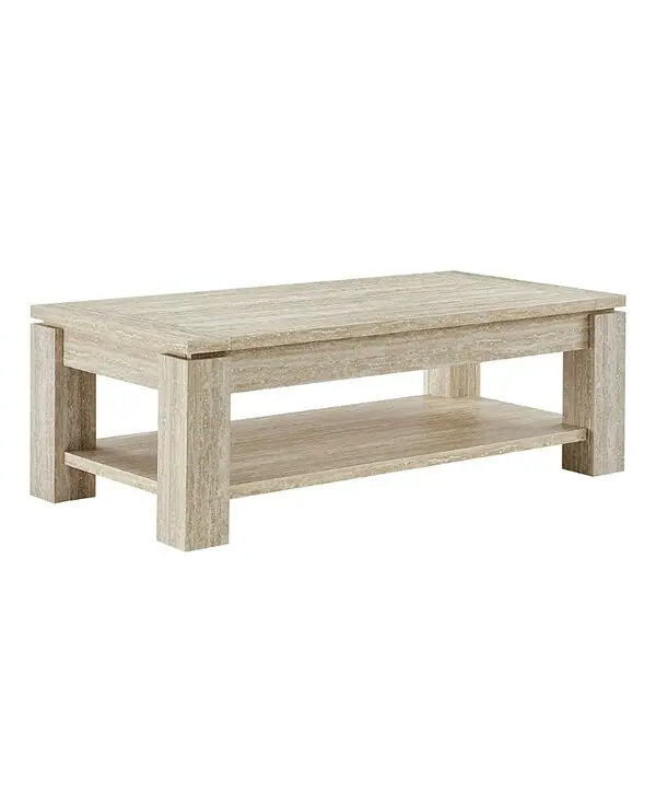 MODWAY Hollis Coffee Table - Travertine