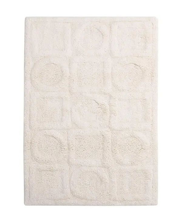 GAURI KOHLI Almaty Bath Mat, 36 L X 24 W - Ivory