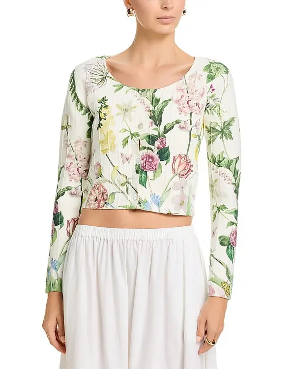 Cara Cara Floral Print Cardigan