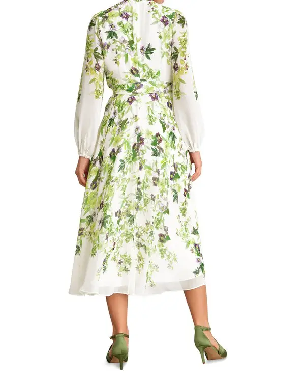 HOBBS LONDON Pia Silk Midi Dress