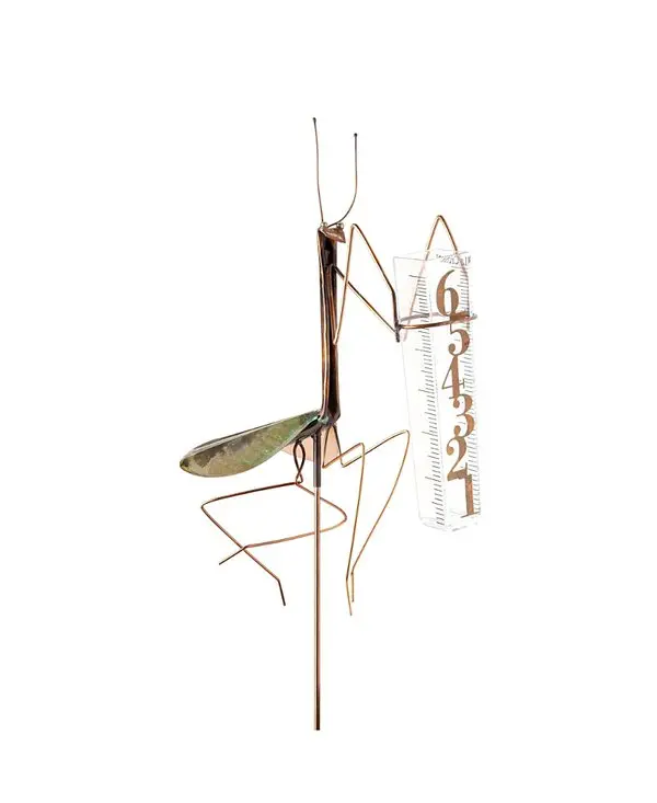 UNCOMMON GOODS Praying Mantis Rain Gauge Haw Creek Forge - Multi