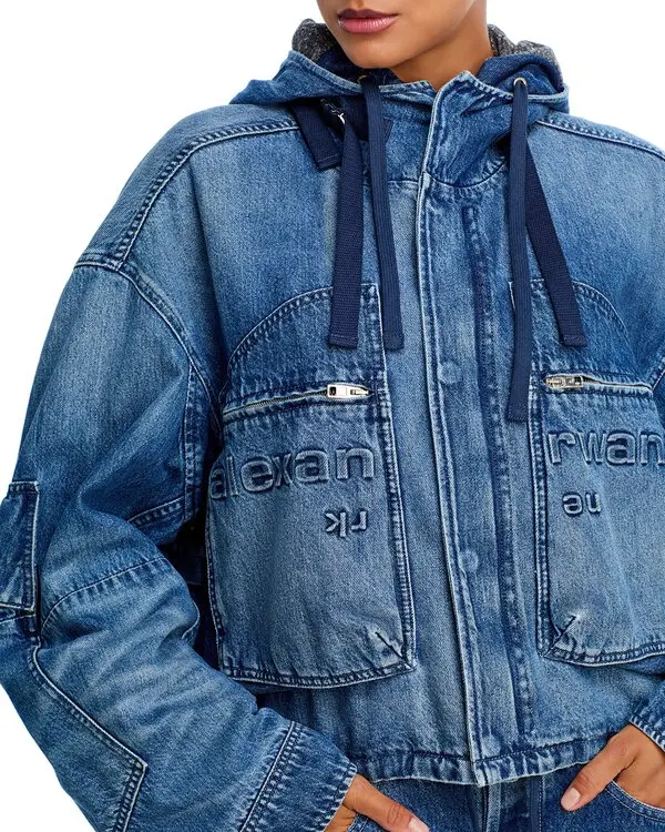 Alexander Wang Cropped Cargo Jacket