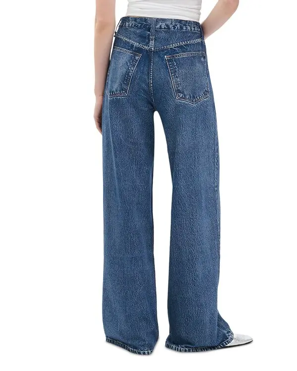Rag & Bone Miramar Sofie High-rise Wide-leg Terry Jeans - Almda