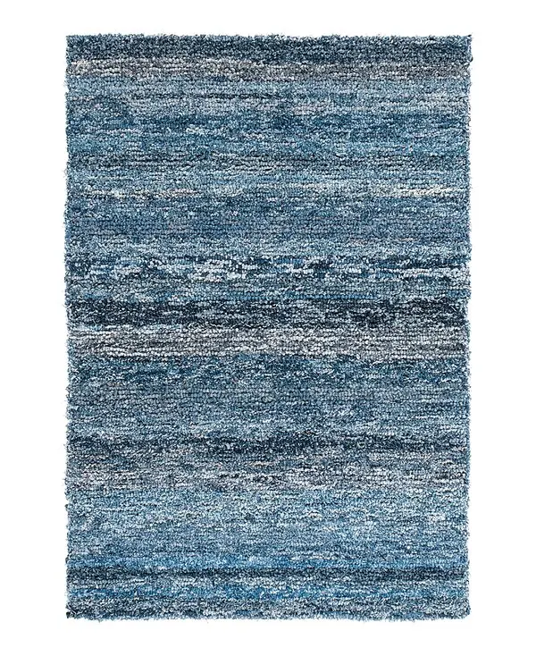 DASH & ALBERT Dash Albert Annie Selke Da2206 Denim Chindi Area Rug, 2'0x3'0 - Blue