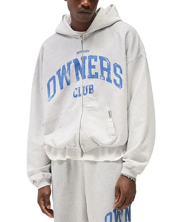 REPRESENT Owners Club Zip Through Hoodie
