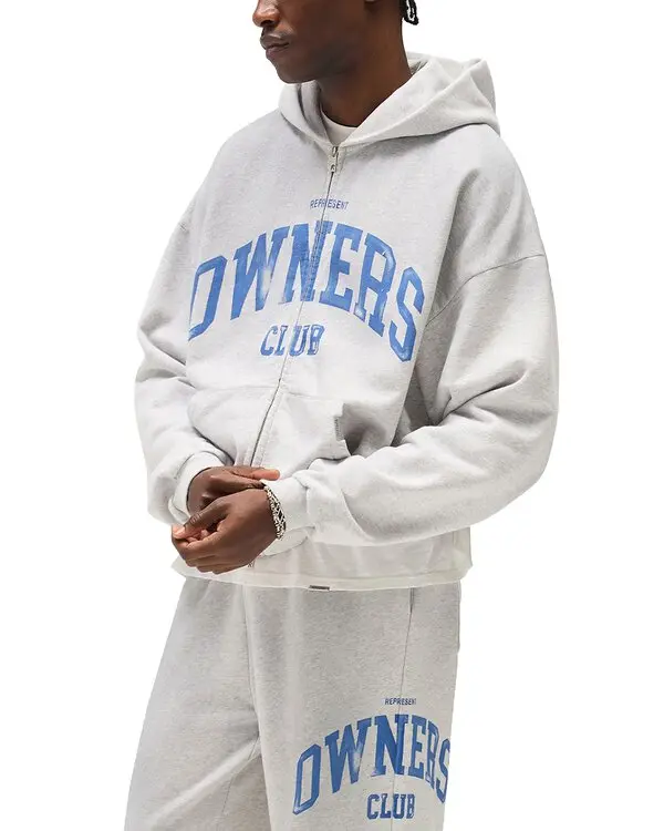 REPRESENT Owners Club Zip Through Hoodie