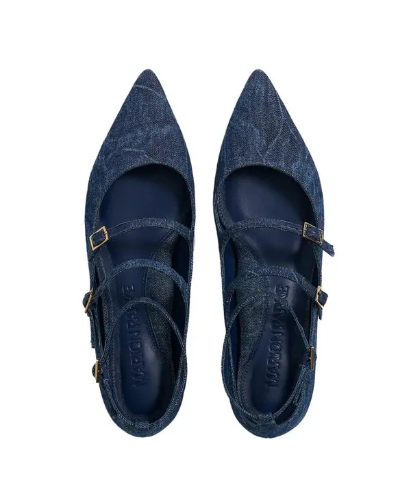 Marion Parke Denim Francine Flat