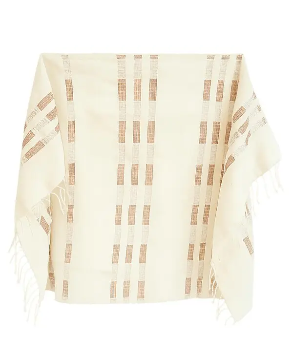 CREATIVE WOMEN Soho Hand Towel - Natural / Terracotta