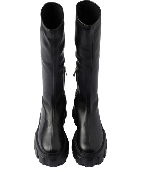 Prada Monolith Stretch Nappa Boots