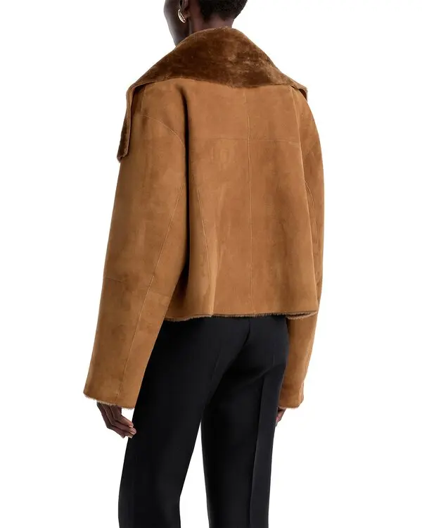Nour Hammour Cascade Shearling Coat