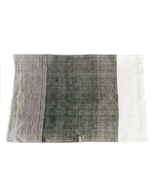 CREATIVE WOMEN Chesapeake Cotton Tea Towel, Set Of 2 - Gray