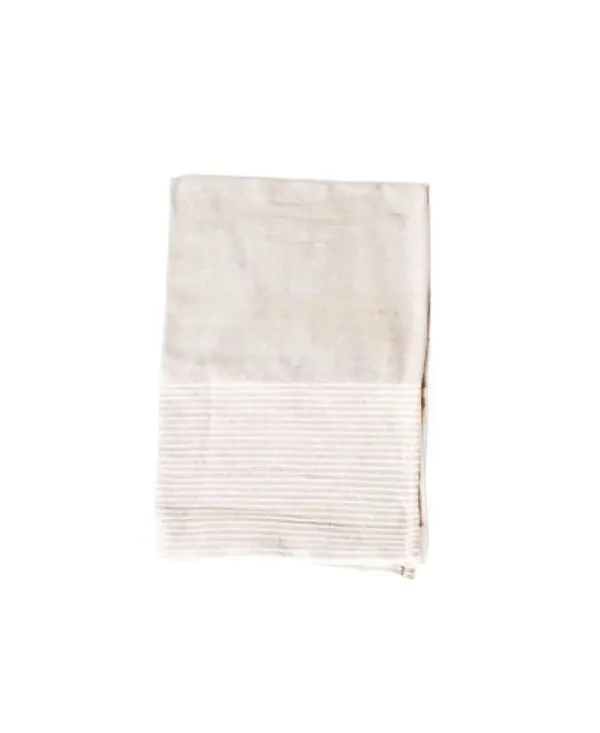 CREATIVE WOMEN Chesapeake Cotton Tea Towel, Set Of 2 - Stone