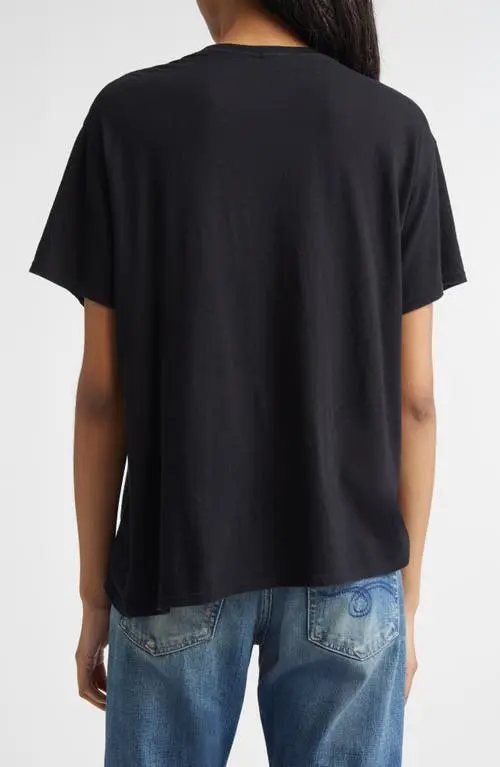R13 Relaxed Fit Cotton & Cashmere Graphic T-shirt