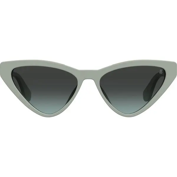 STUART WEITZMAN 55mm Cat Eye Sunglasses - Green/grey Green