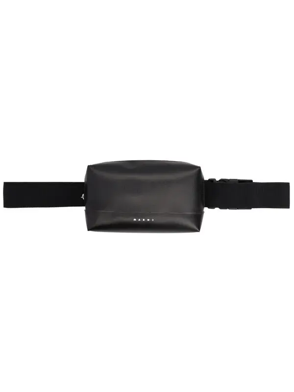 Marni Pouch With Logo - Black