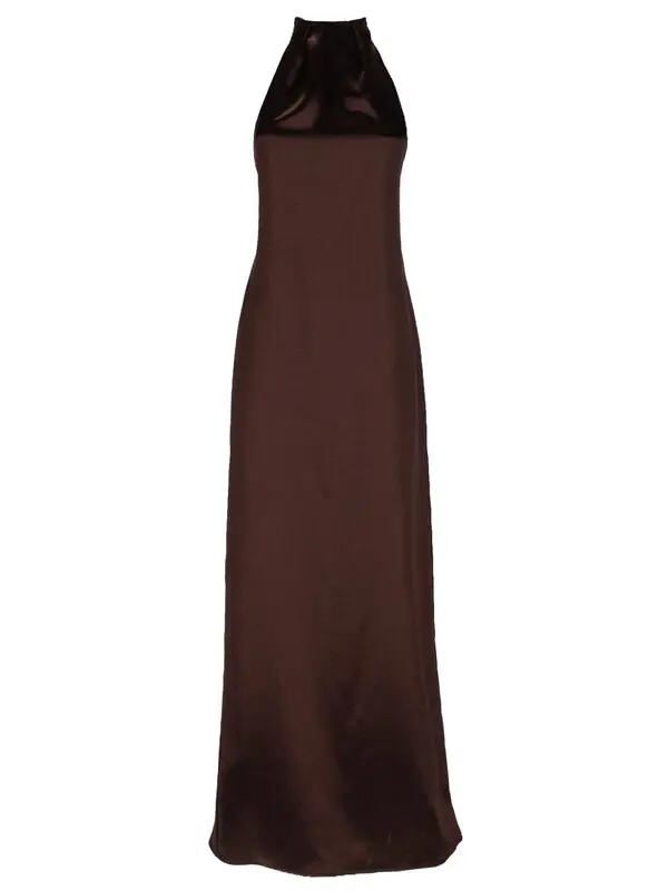 ALYSI Sleeveless Maxi Dress - Brown